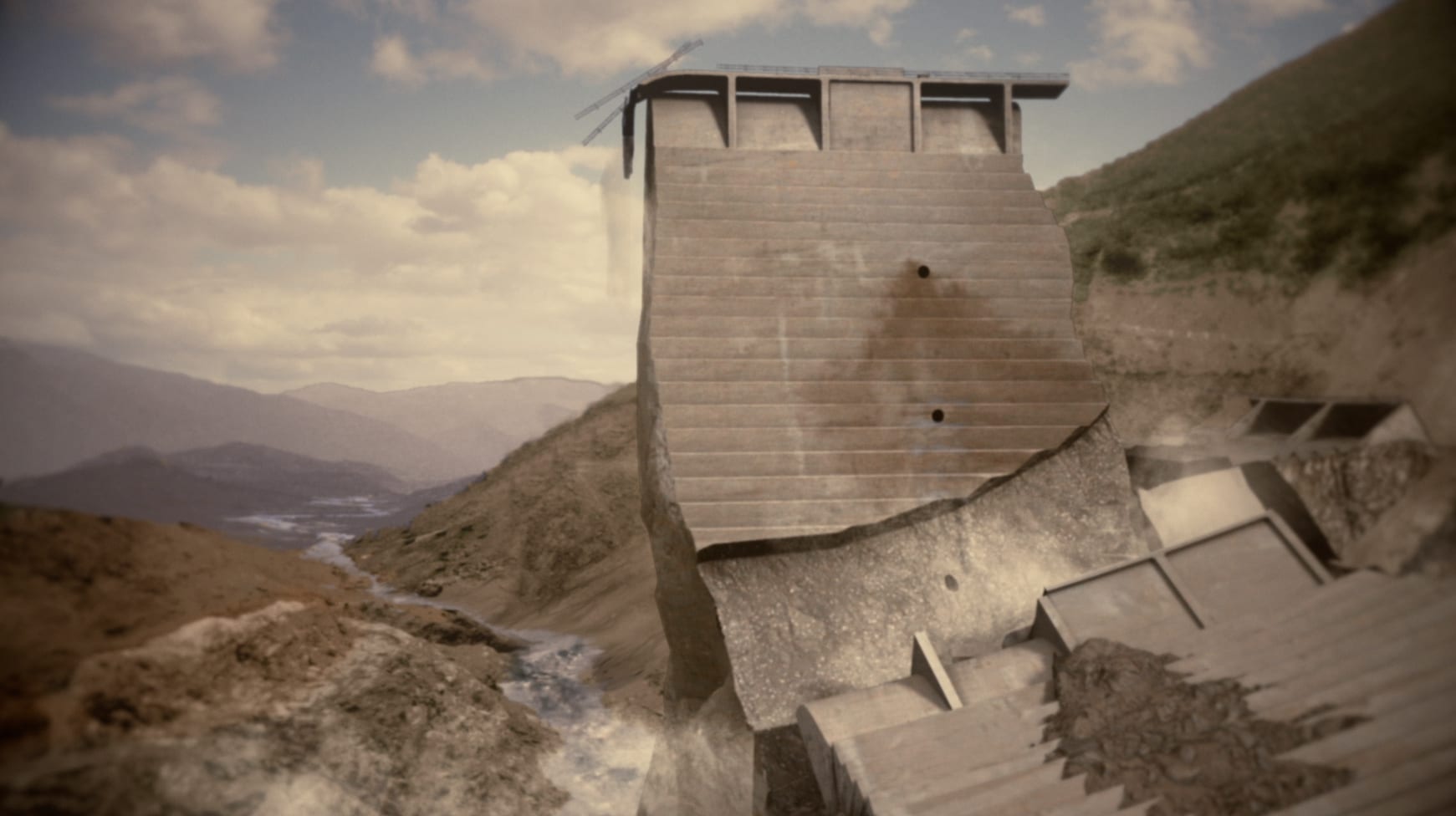 Colorizing the Dam: Pony Horton : ST FRANCIS DAM NAT MEM FOUND.